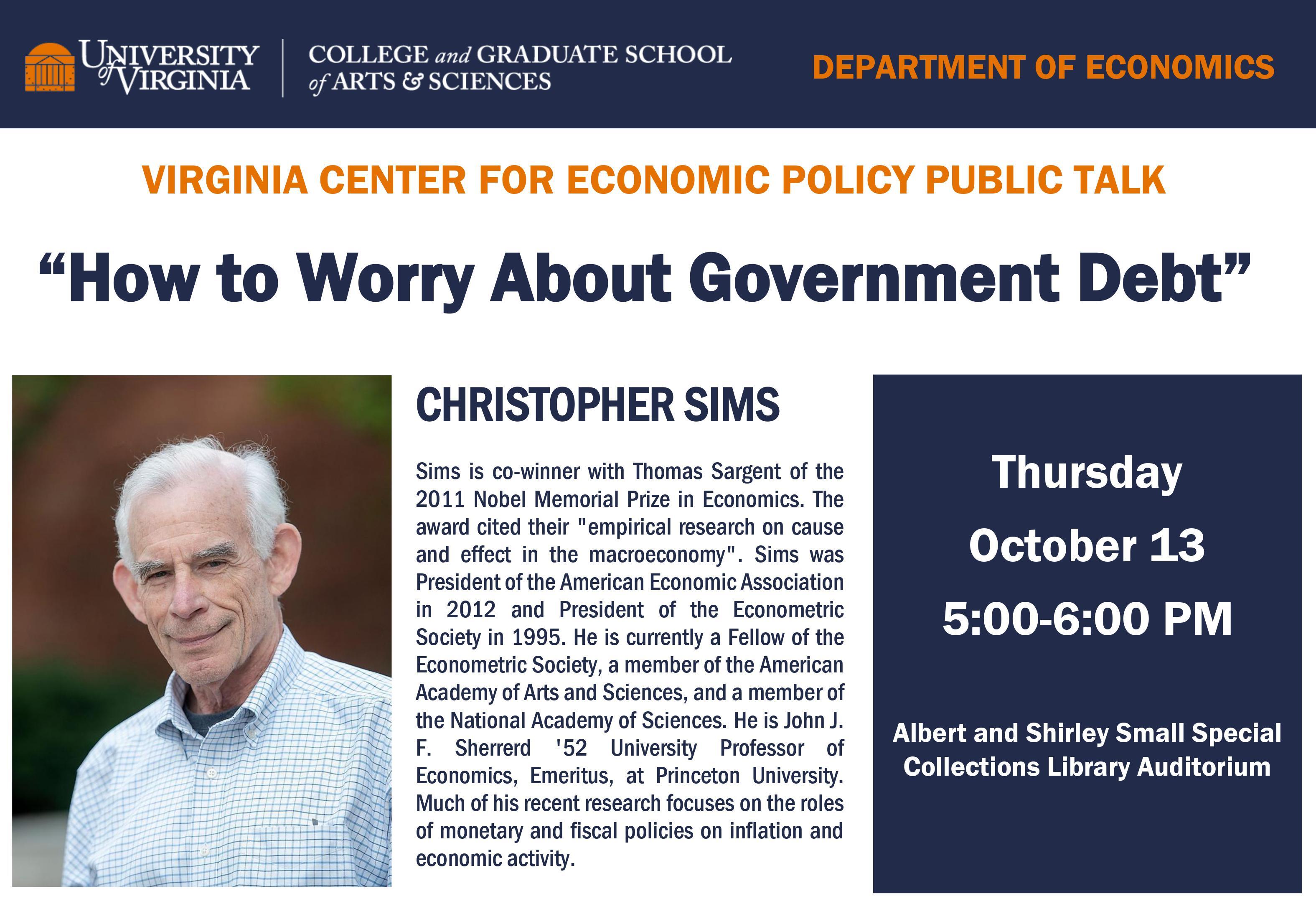Eric van Wincoop | Virginia Center for Economic Policy